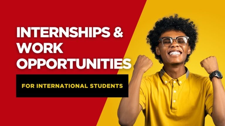 Internships & Work Opportunities for International Students ...